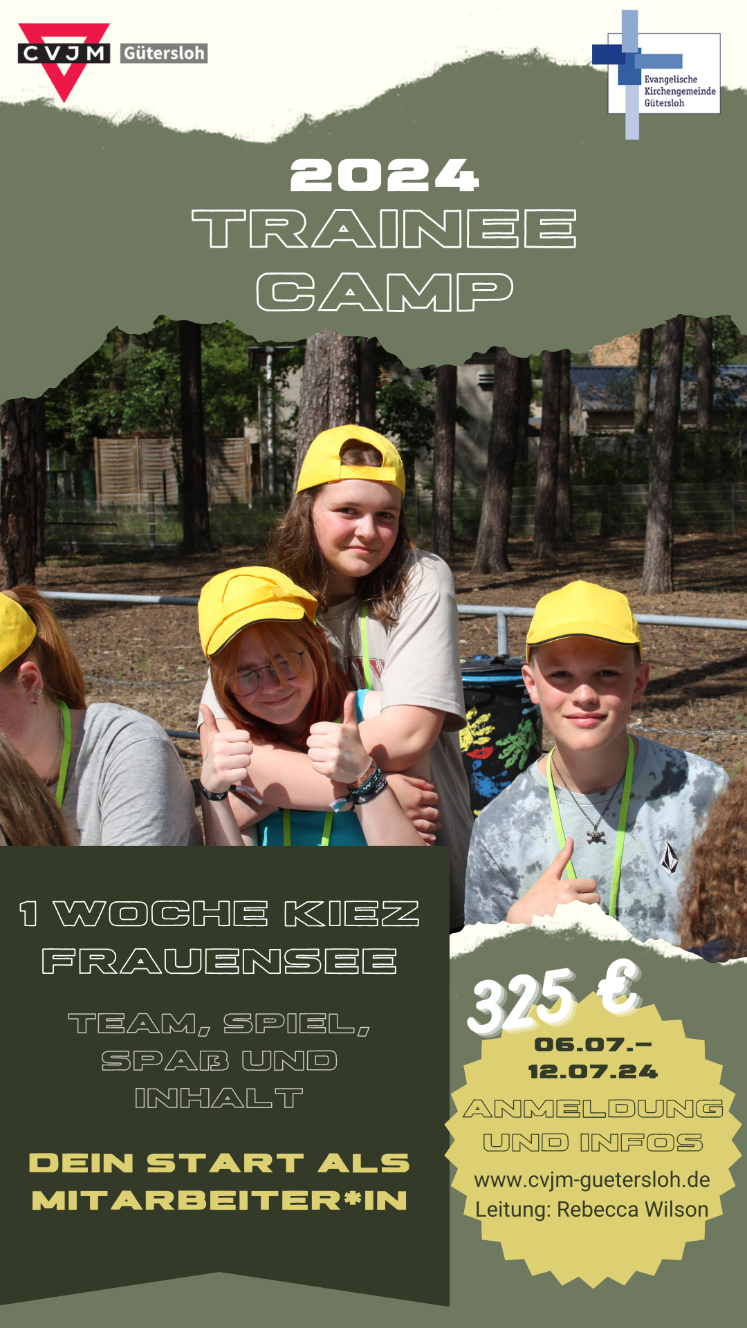 Unser Trainee Camp 2024 - dein Start ins Ehrenamt! - CVJM